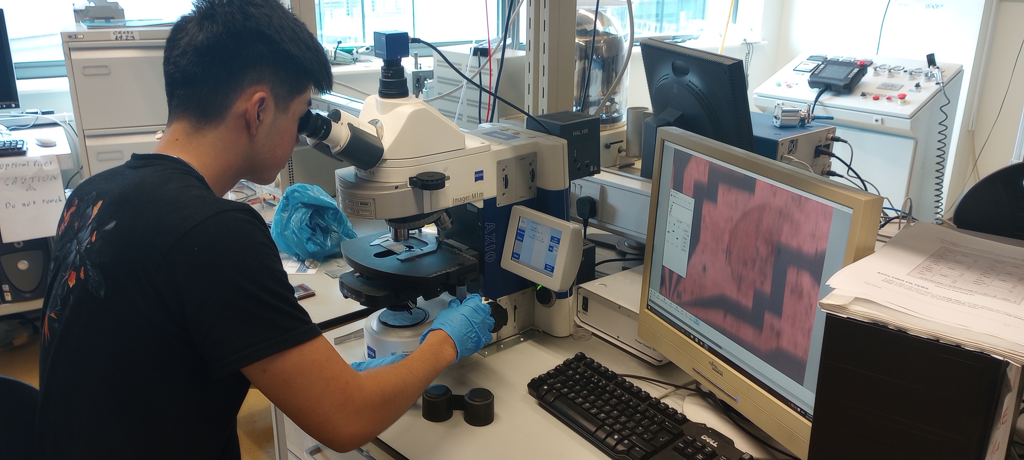 Indentation using an AFM (Atomic Force Microscope) | Material Research Laboratory